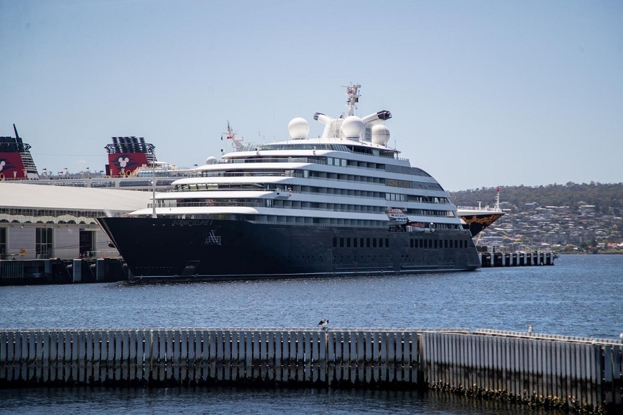 HOBART-TASMANIA:SCALO INAUGURALE DELLA NAVE SCENIC ECLIPSE II